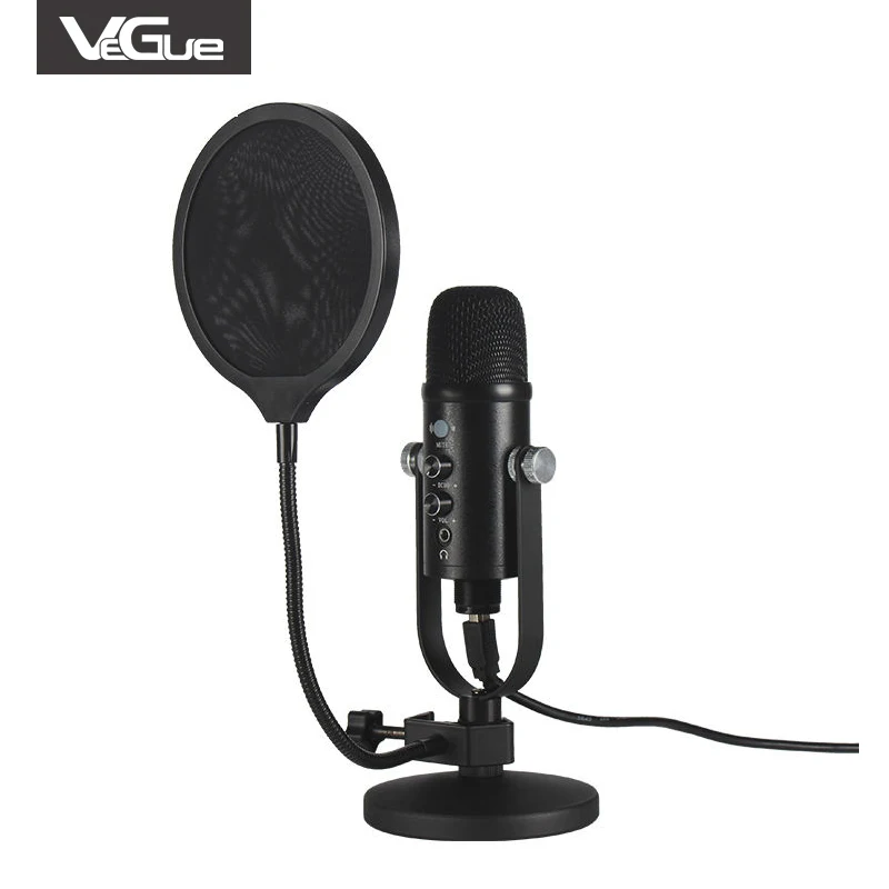 Vegue Metal Home Studio Desktop Microphone Professional Microfone ...