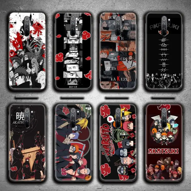 Redmi Note 10 Pro Naruto Silicone Cases | Akatsuki Phone Case Redmi ...