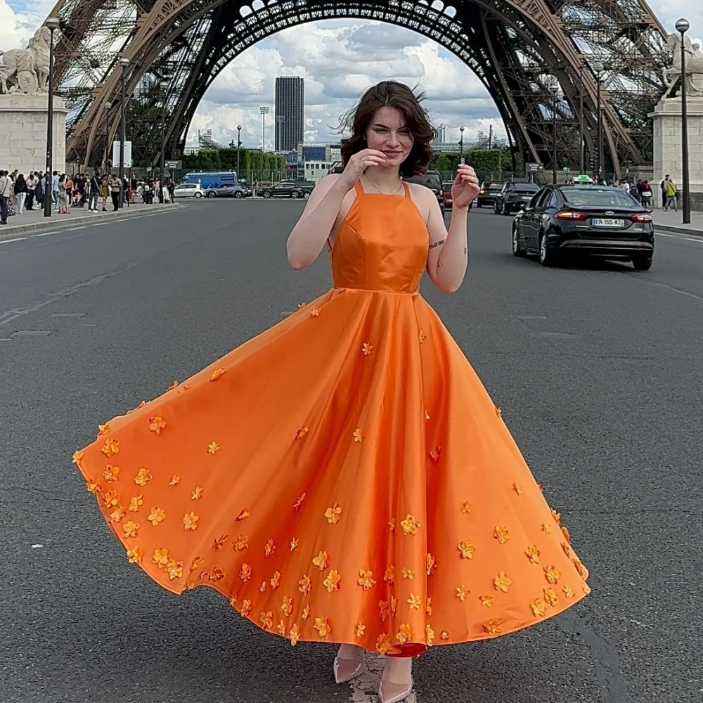 Exquisite-Flower-A-line-Square-Neck-Midi-Dresses-Prom-Dresses-Modern ...