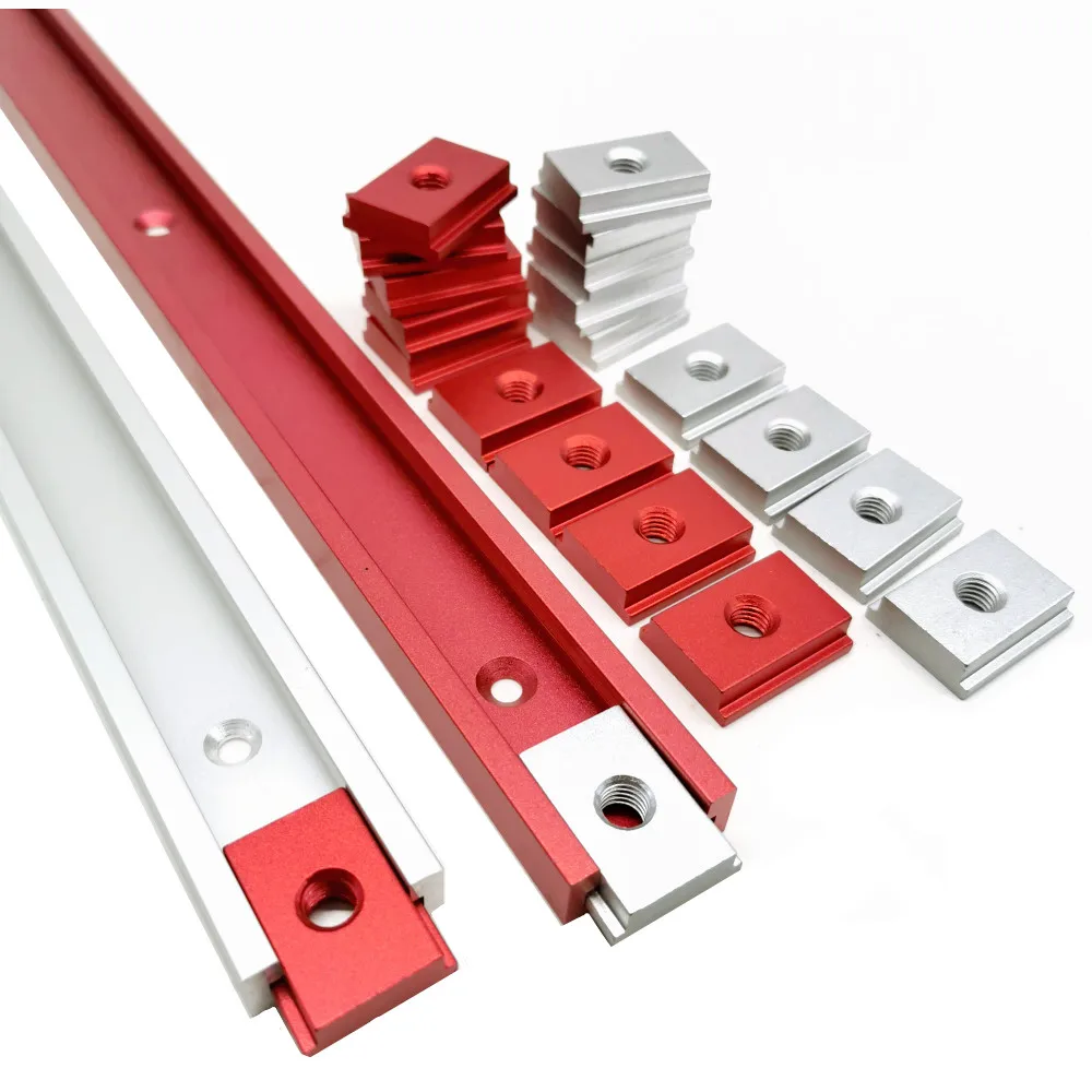 Liga de alumínio T-Slot Workbench Set, Miter Track, T deslizante, T ...