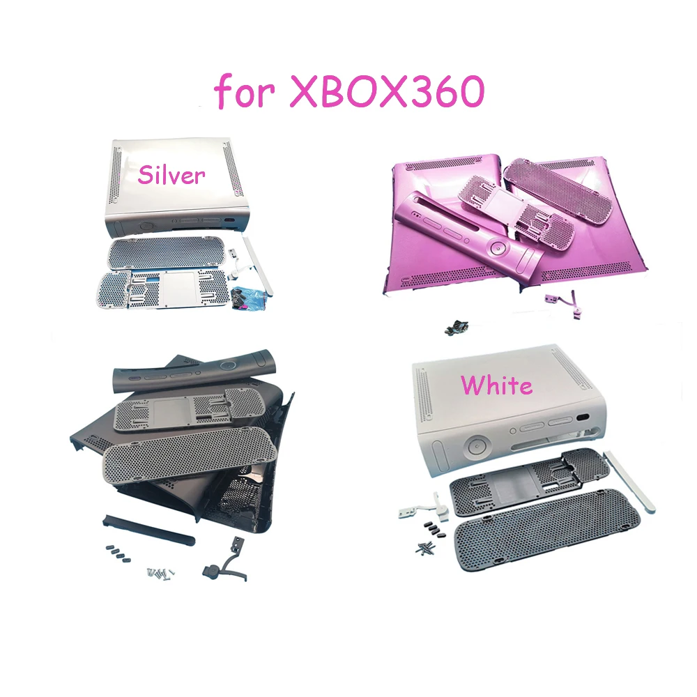 Conjunto-completo-Console-Habita-o-Shell-Case-para-XBOX-360-Fat-console ...