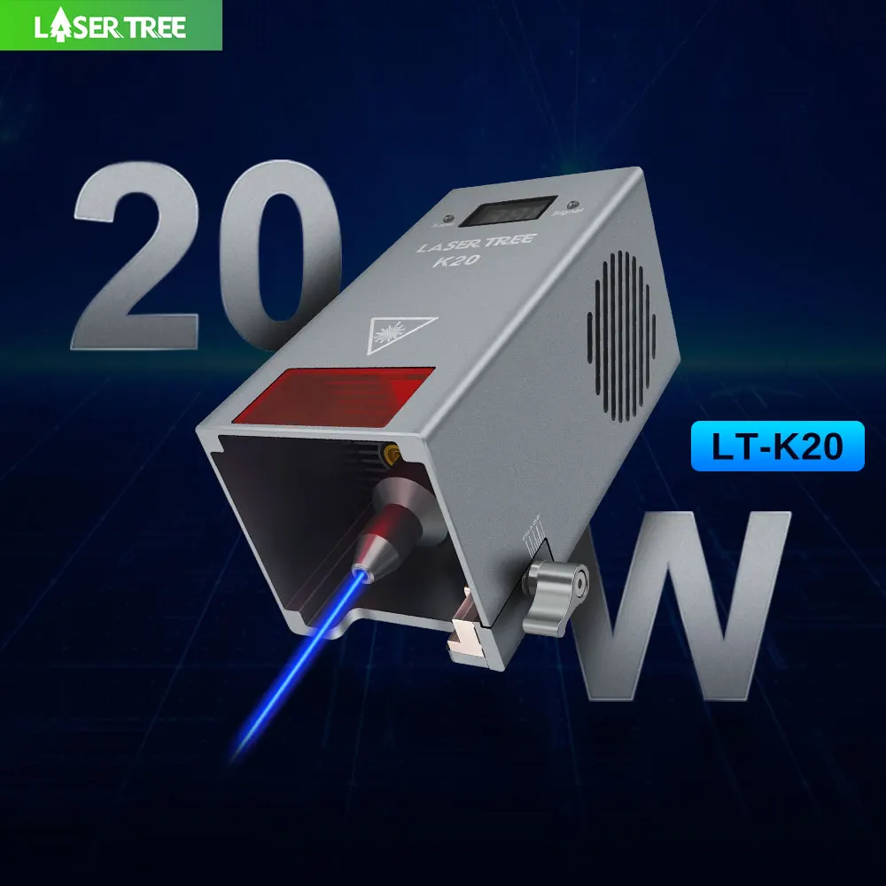 LASER-TREE-20W-Optical-Power-Laser-Head-with-Air-Assist-Laser-Kit-CNC ...