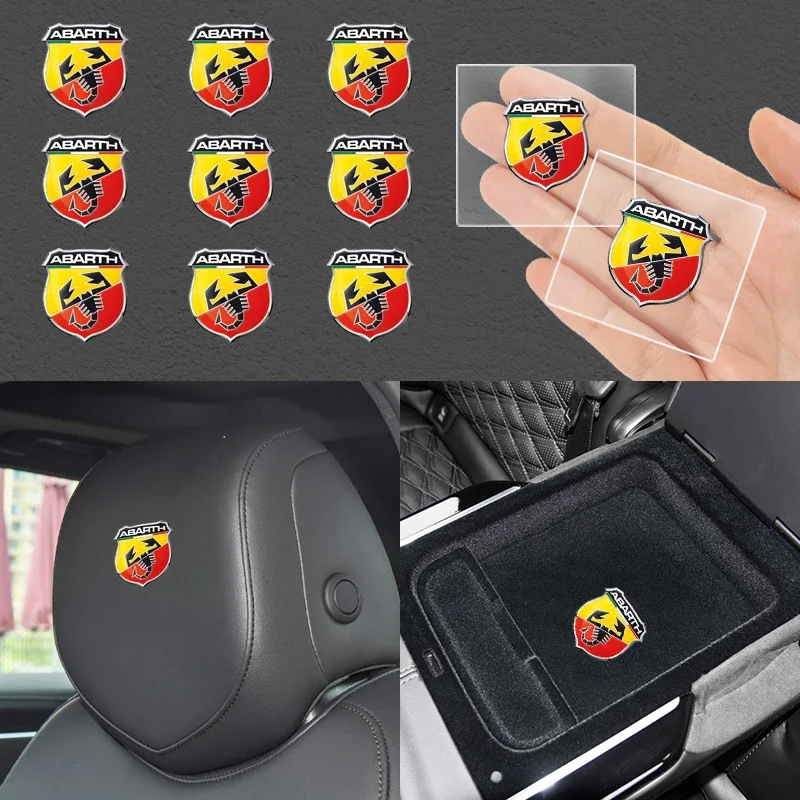 Car Decoration Sticker Window Wiper Rearview Mirror Sticker For Abarth ...