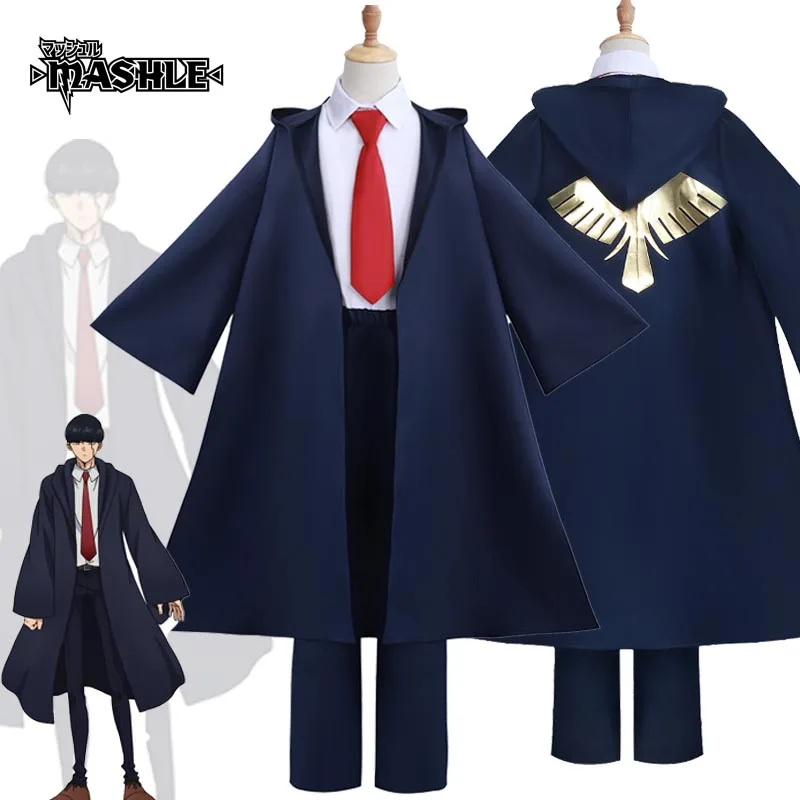 Anime-Mashle-Magic-and-Muscles-Cosplay-Costume-Mashle-Blue-Trench-Coat ...