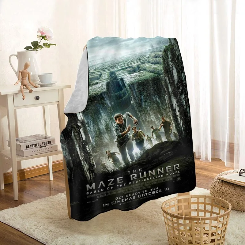 The-Maze-Runner-TV-Blankets-Throw-On-Home-Sofa-Bedding-For-Kids-Room ...