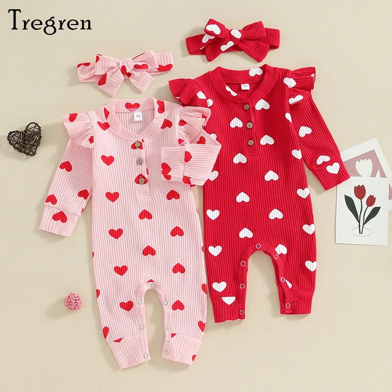Tregren-Baby-Girls-Rompers-Valentine-s-Day-Clothes-Heart-Print-V-Neck-Buttons-Long-Sleeve ...
