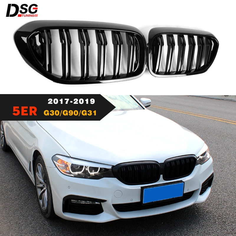 For-BMW-5-Series-G30-G31-F90-M5-2017-2019-Pre-LCI-Front-Kidney-Bumper ...