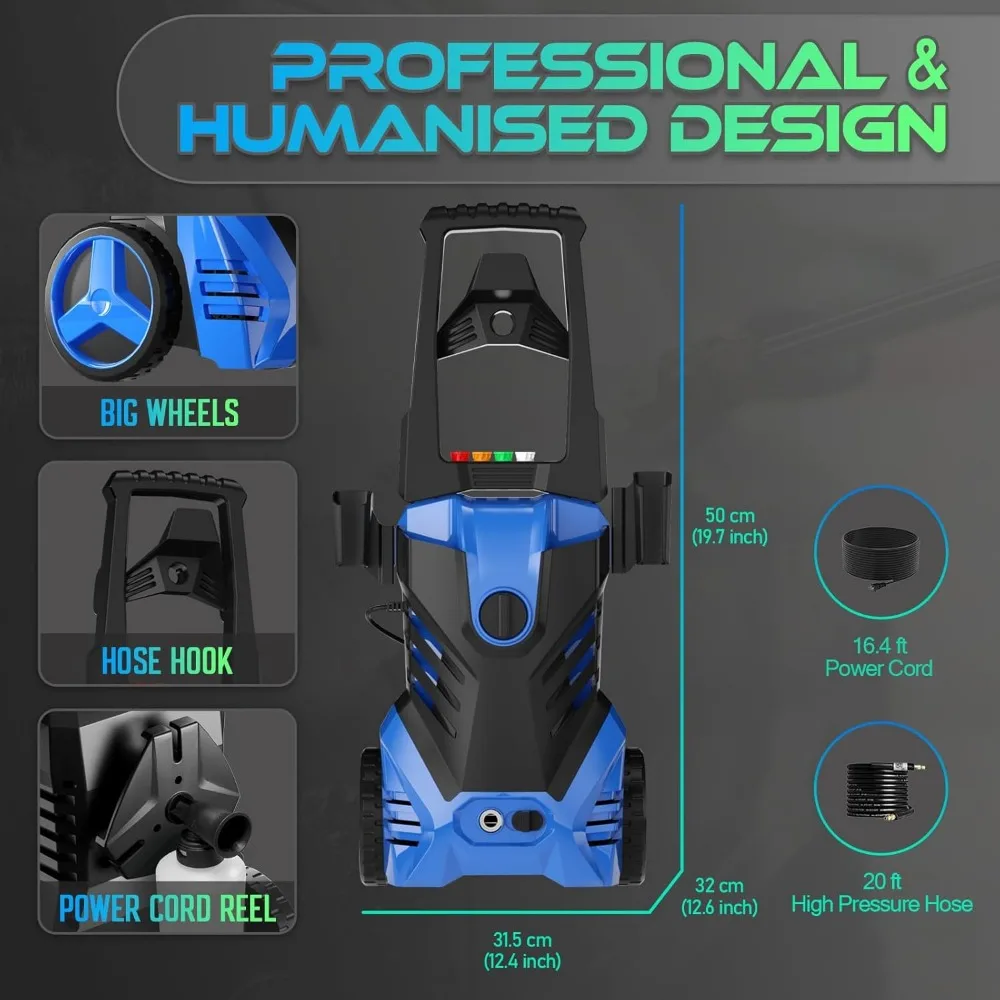 Electric High Pressure Washer 5000 PSI – Nature Warrior