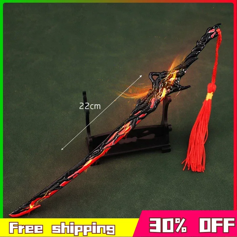 NARAKA-BLADEPOINT-Game-Peripherals-Weapon-Katana-Melee-Flaming-Ash ...