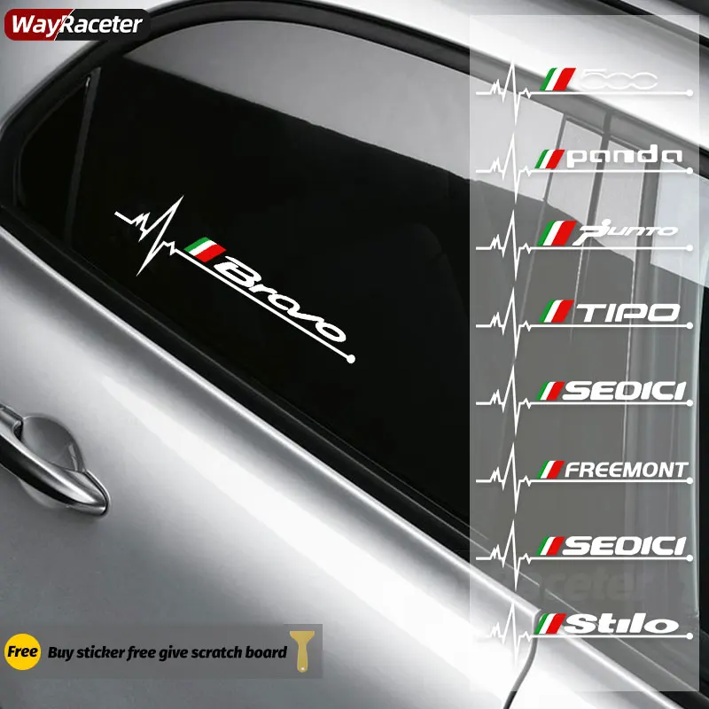2-Pcs-Window-Sticker-Body-Reflective-Decal-For-Fiat-500-Bravo-Ducato ...