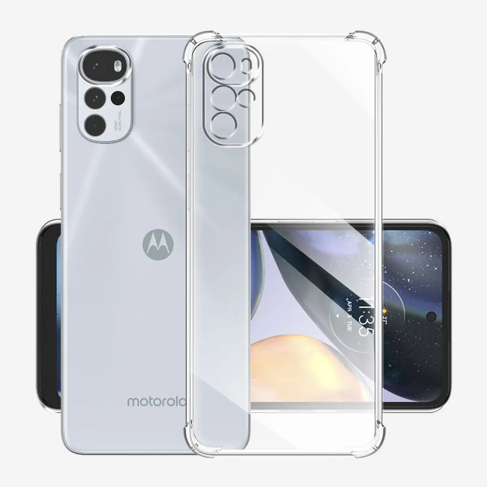Funda-a-prueba-de-golpes-para-Motorola-Moto-G22-Funda-transparente-de ...