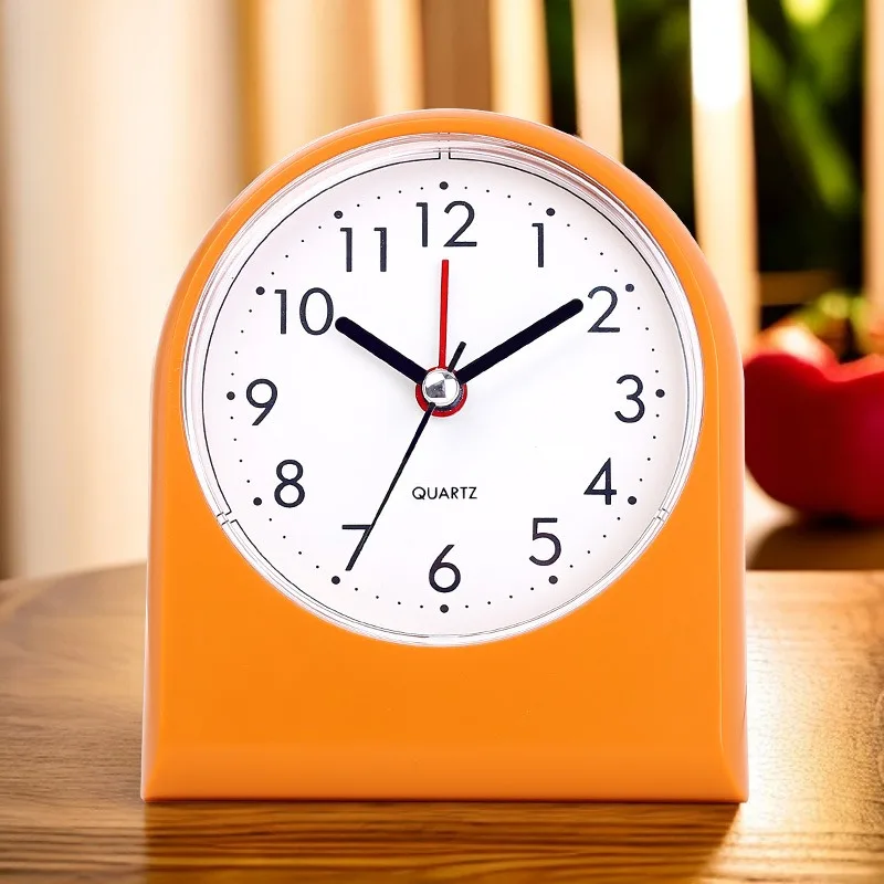 Korean Colorful Student Wake-up Alarm Clock Bedroom Silent Bedside ...
