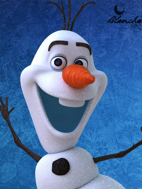Olaf Full Face Painting