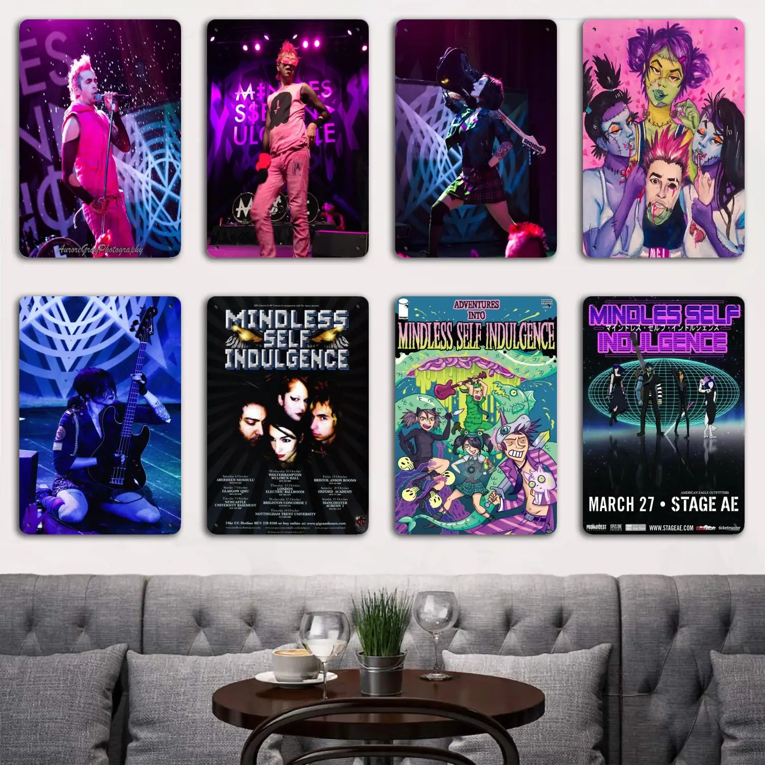 mindless-self-indulgence-Tin-Metal-Plaques-and-Signs-Wall-Decor-Captain ...