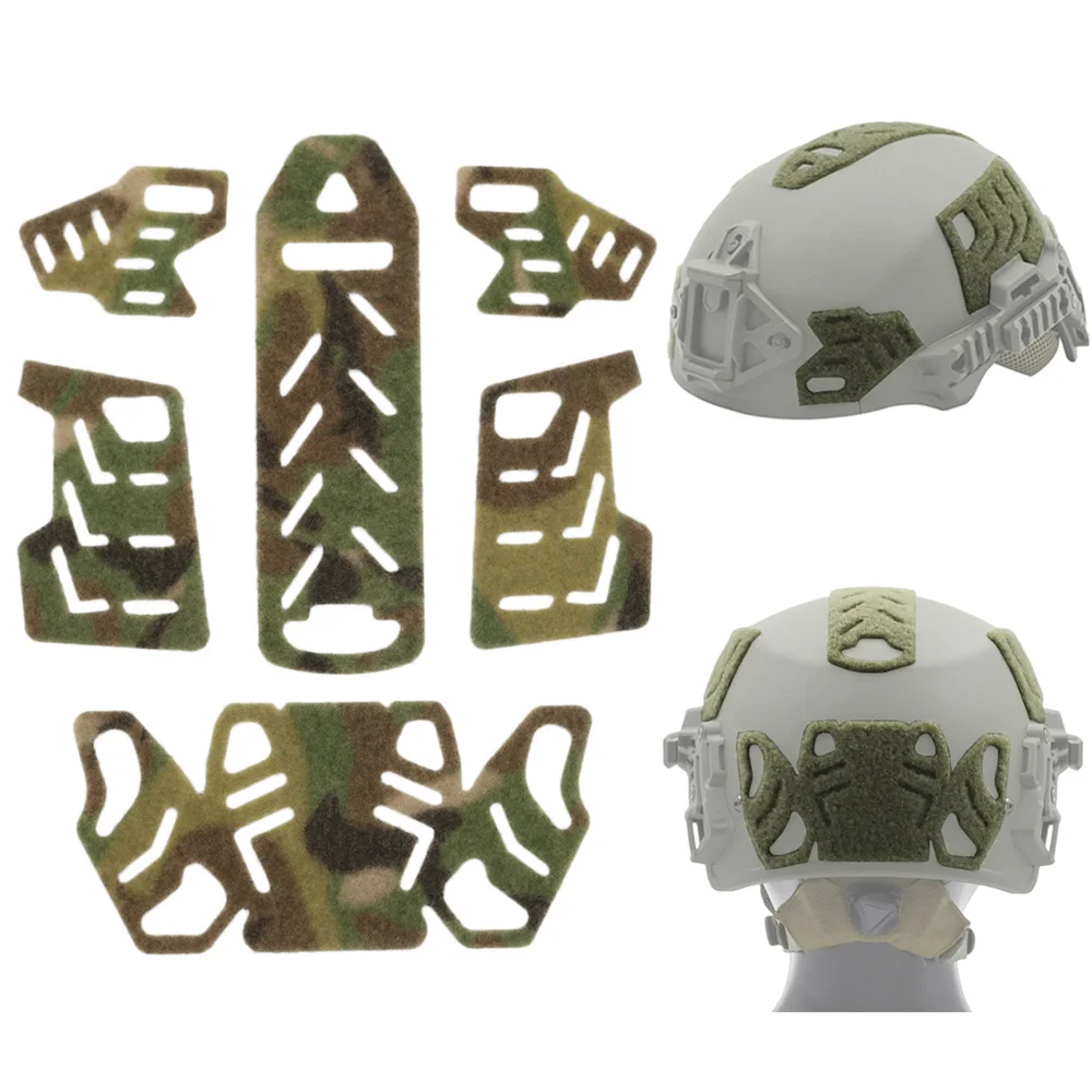 6pcs/Set Skeleton Style Tactical WENDY Helmet Magic Sticker Helmet ...