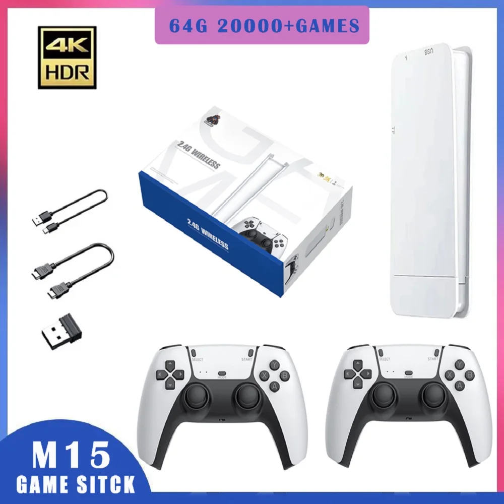 M15-Video-Game-Stick-4K-64G-20000-juegos-Retro-Consola-de-videojuegos ...