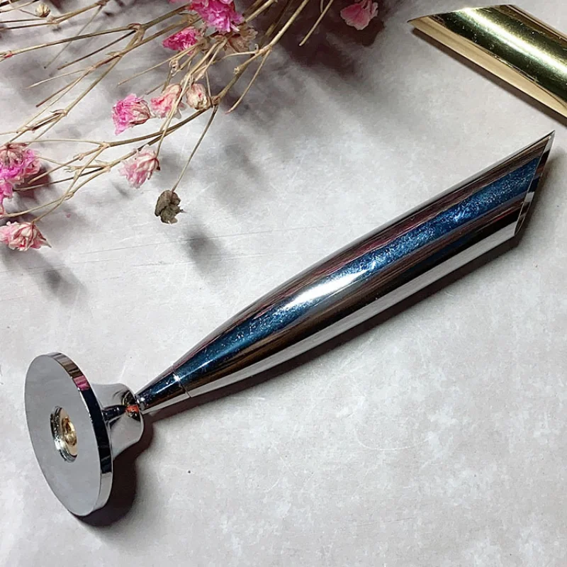 1PCS-Desktop-Metal-Pen-Pencil-Holder-Ball-Point-Swivel-Stand-Funnel ...