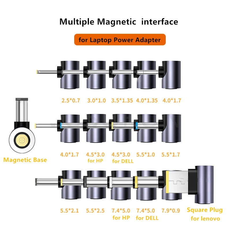 USB-Type-C-Magnetic-Plug-Connector-Fast-Charging-Laptop-Power-Supply ...