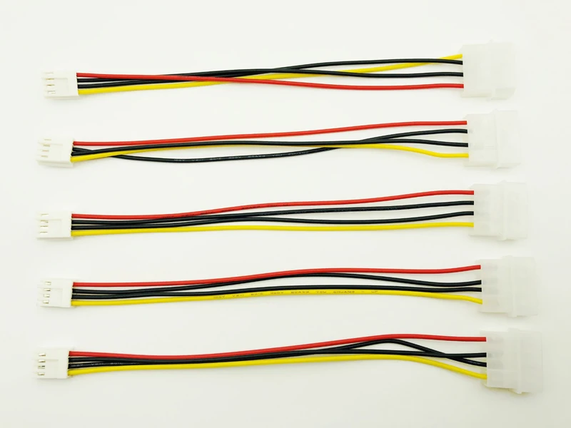 5PCS-4Pin-Molex-IDE-Male-to-4P-ATA-Female-Power-Supply-Cable-Floppy ...