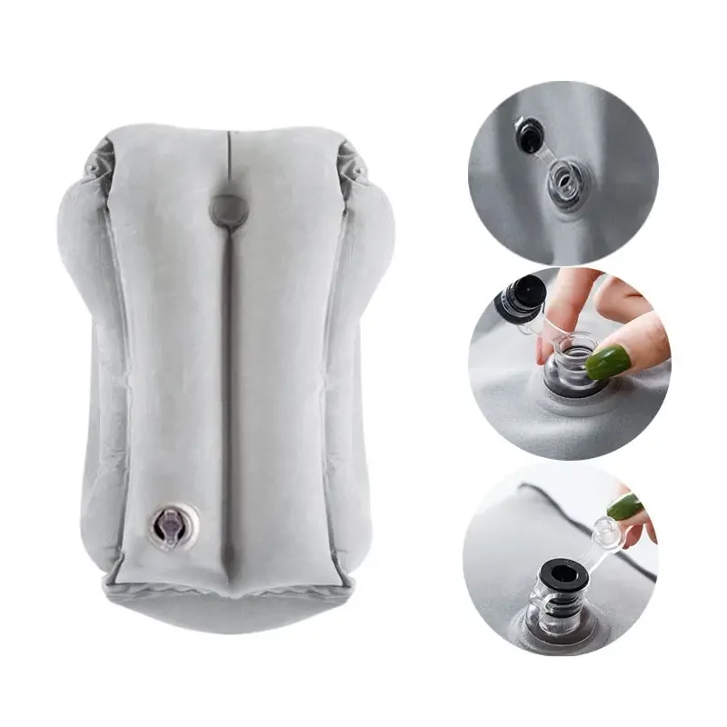 Inflatable Travel Pillow with Headrest – Simple Home Supply