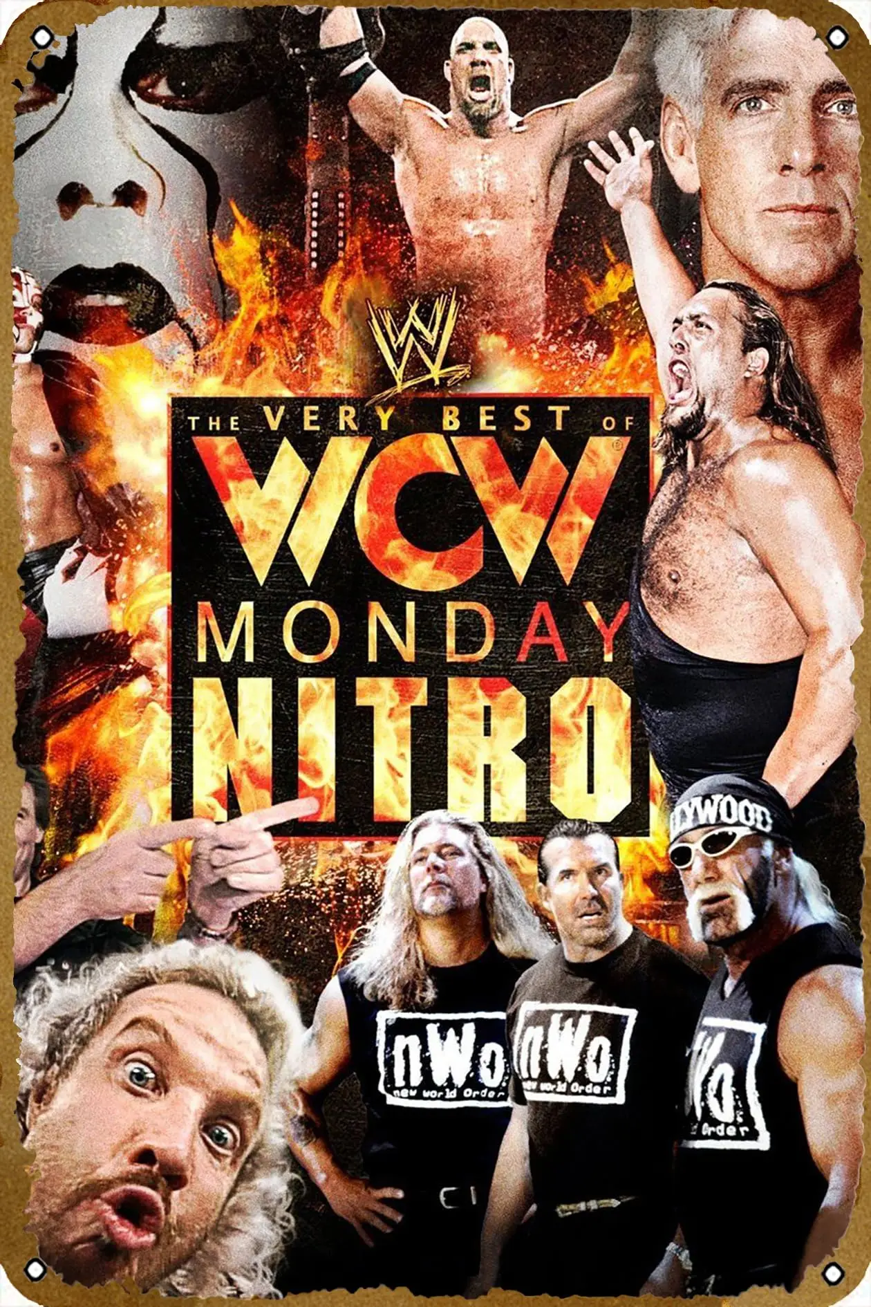 The Very Best of WCW Monday Nitro Vol.1 (2011) Metal Tin Sign Movie ...