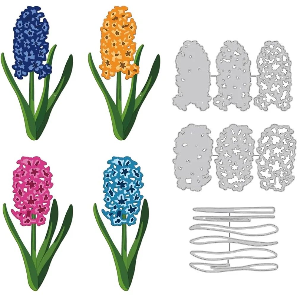 Hyacinth-Cutting-Dies-for-DIY-Scrapbooking-Metal-Layering-Hyacinth ...