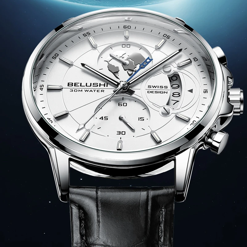 Men Watch Luxury Brand Chronos | Chronograph Watch Luxury Men - Mens ...