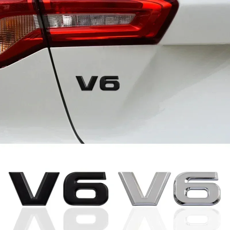 3d-Metal-Car-Body-Sticker-V6-V8-Emblem-Rear-Trunk-Badge-For-BMW-TOYOTA ...