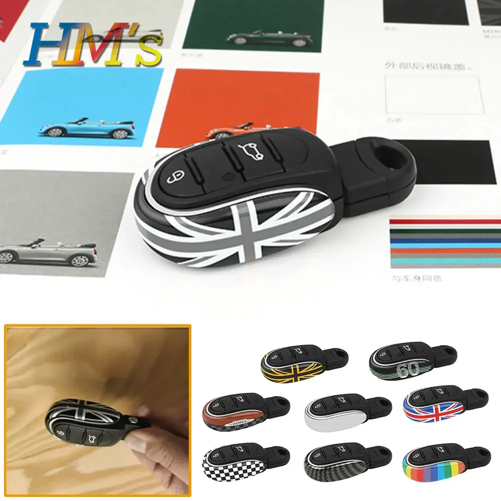 Car-Styling-Alloy-Key-Case-Cover-Chain-Union-Jack-For-Mini-Cooper-JCW ...