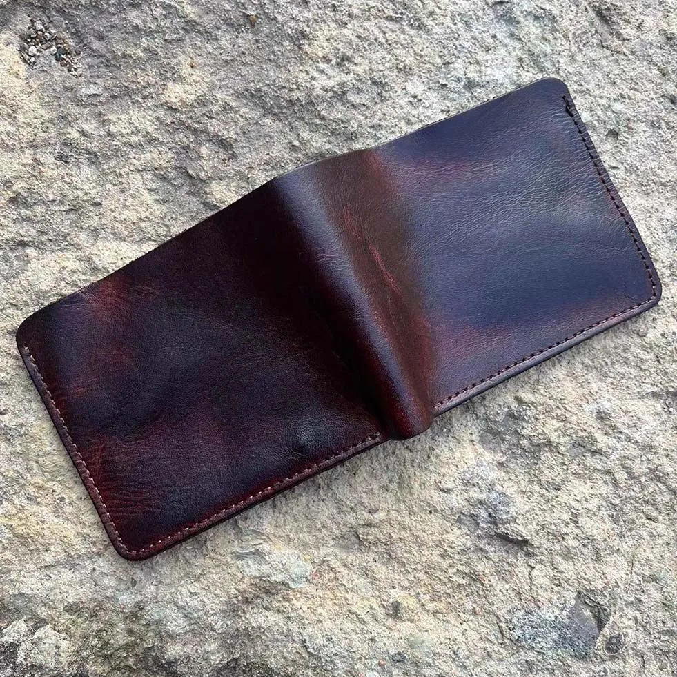 Vintage-Handmade-Leather-Wallet-for-Men-Bifold-Minimalist-Genuine ...