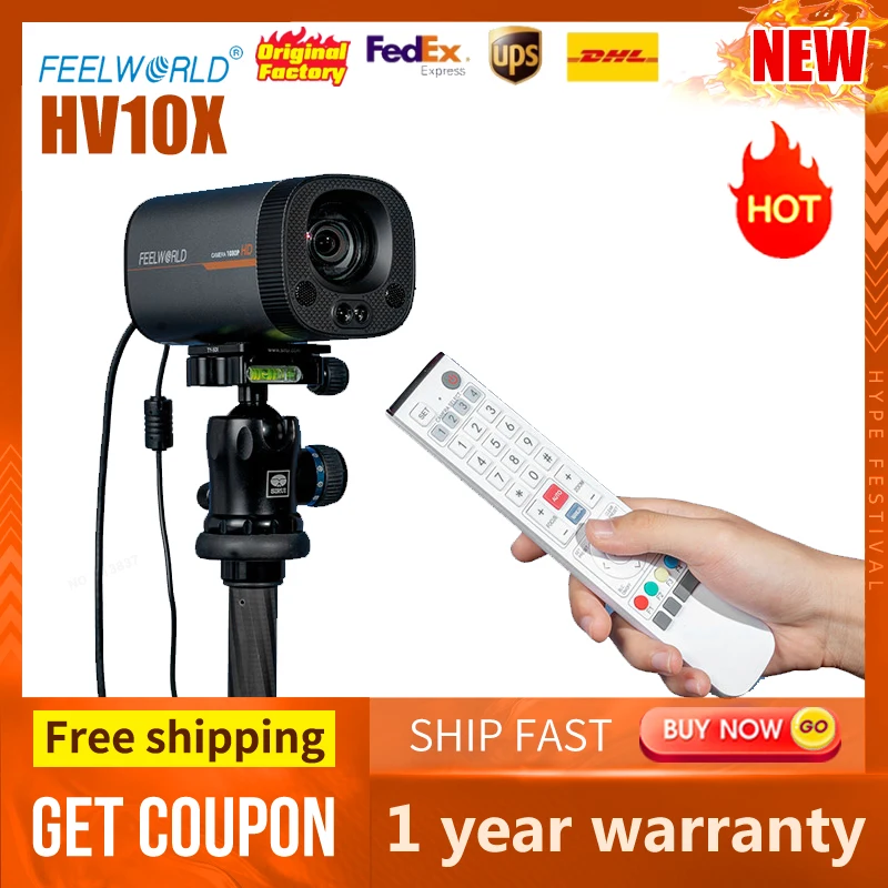 FEELWORLD HV10X Professional Full HD 1080P 60fps USB3.0 HDMI for ...