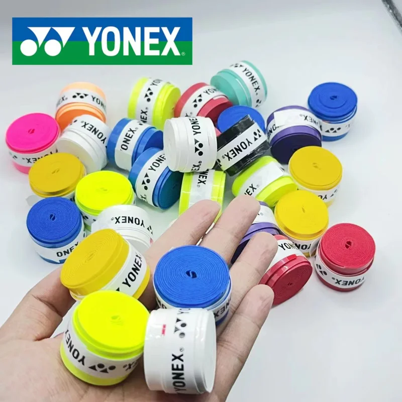 YONEX-Overgrip-Badminton-Racket-Viscose-Non-slip-Sweat-absorbent-Yy-Flat-Tape-Grip-Handle-Tennis ...