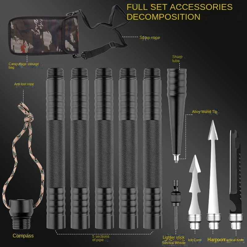 Travel-climbing-stick-self-defense-equipment-hiking-equipment-ultra ...