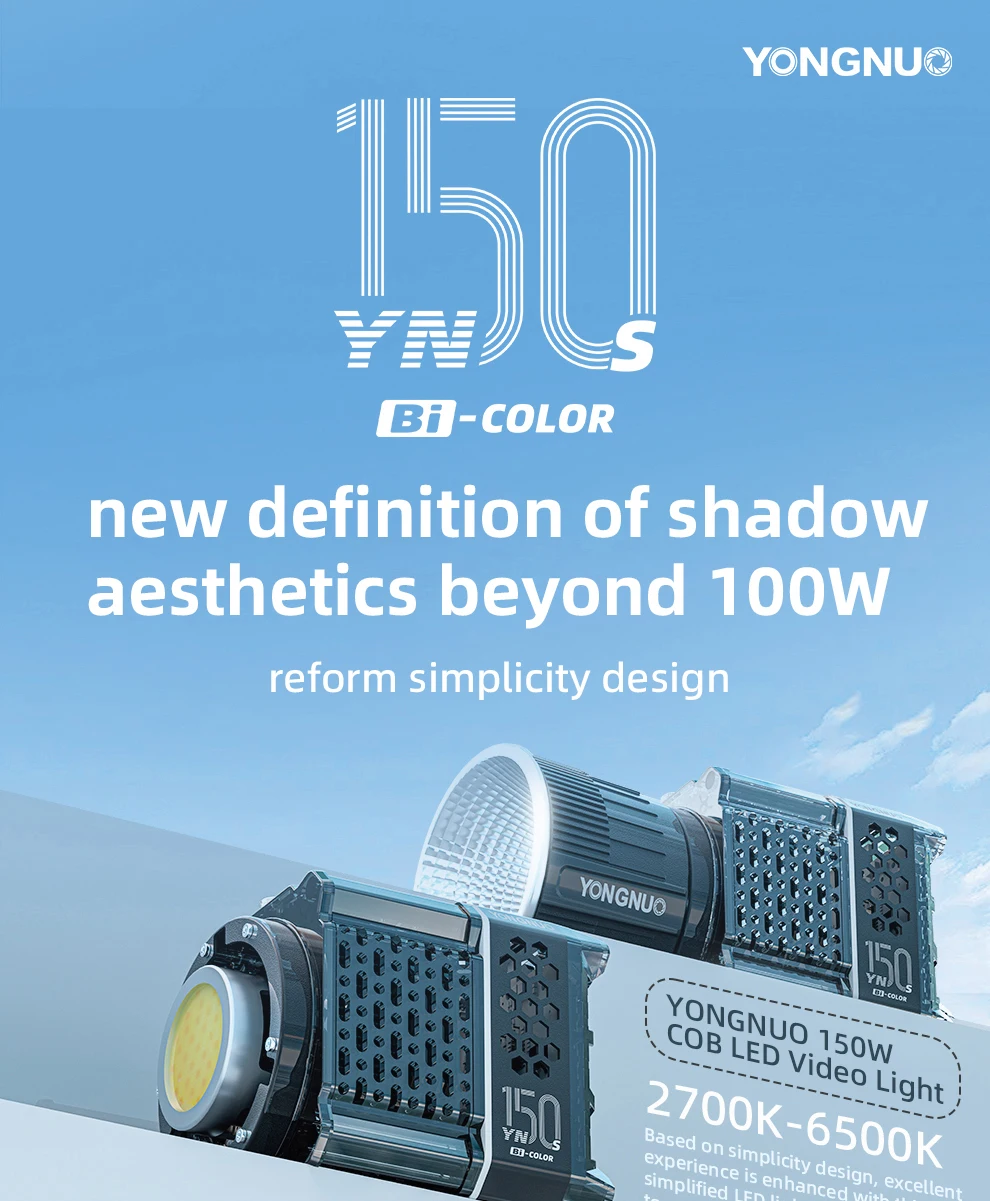YONGNUO-YN150S-Bi-bi-Color-Temperature-2700k-6500k-150W-Mini-Bowens-Mount-COB-LED-Video-light.jpg