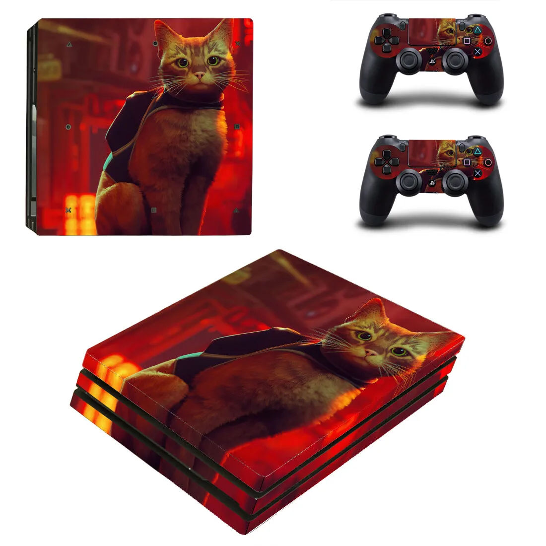 Stray-Cat-PS4-Pro-Skin-Sticker-Decal-Cover-Protector-For-Console-and ...