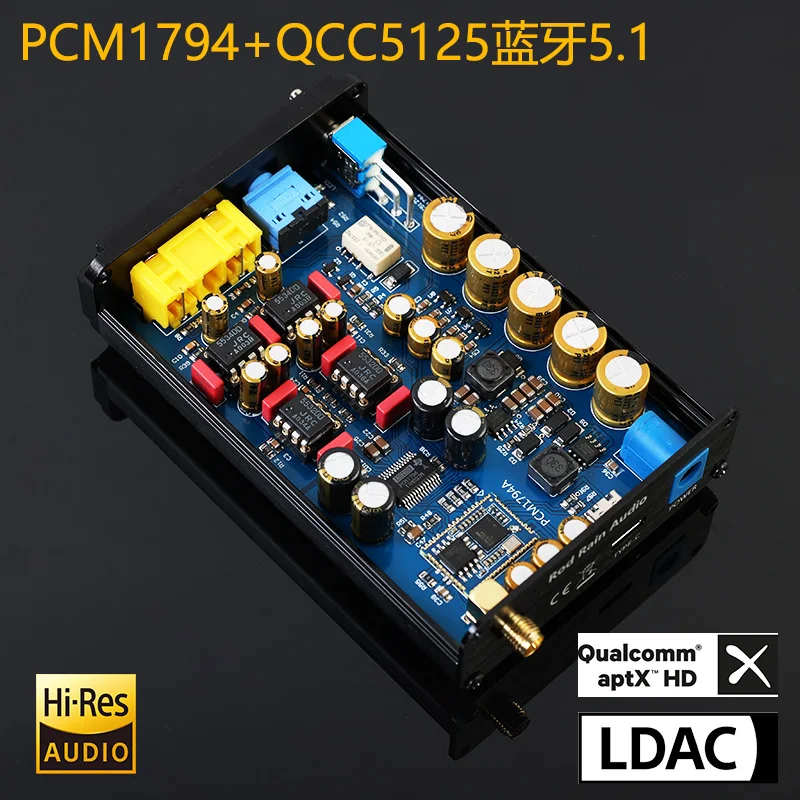 HIFI-PCM1794-Bluetooth-5-1-decoder-QCC5125-supports-LDAC-super-CSR8675 ...