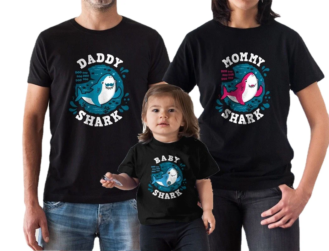 Mom Dad Baby Shark