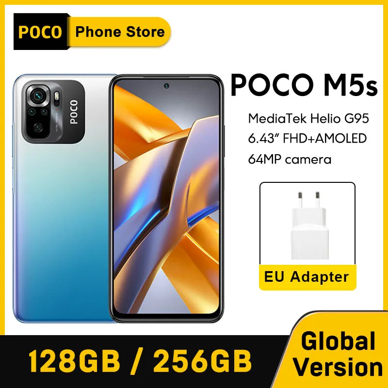 POCO-M5s-Global-Version-Smartphone-128GB-256GB-MTK-G95-64MP-Quad-camera ...
