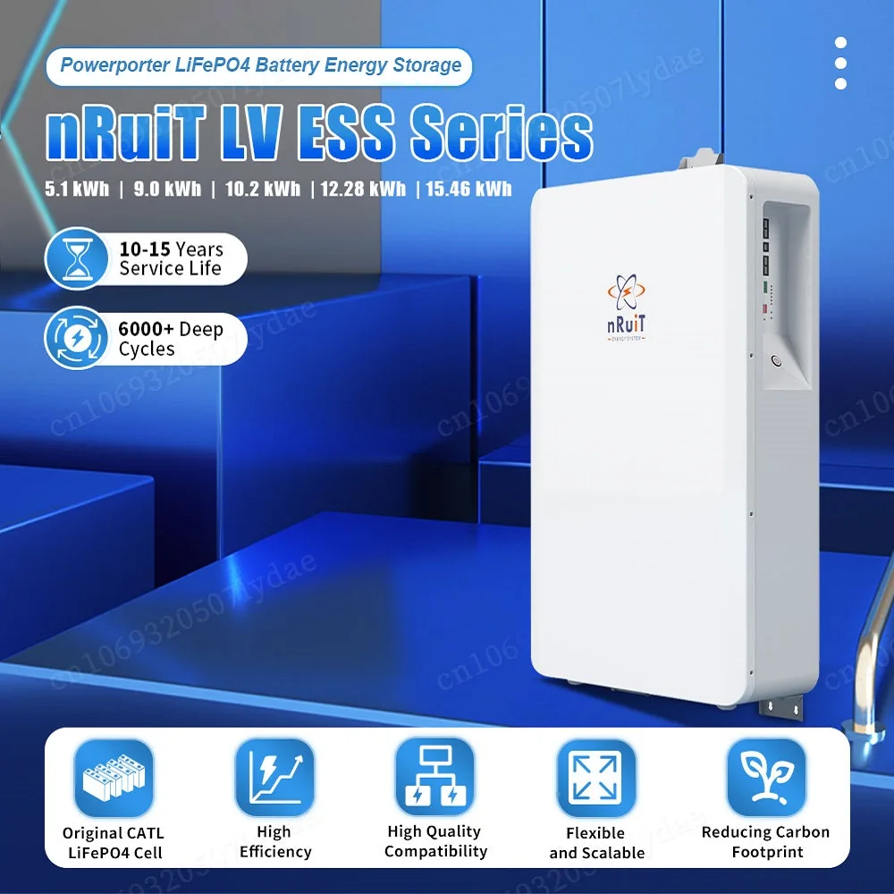 Hot Sale Batteria 48v lifepo4 Wall Mounting nRuit Power Wall 100AH ...