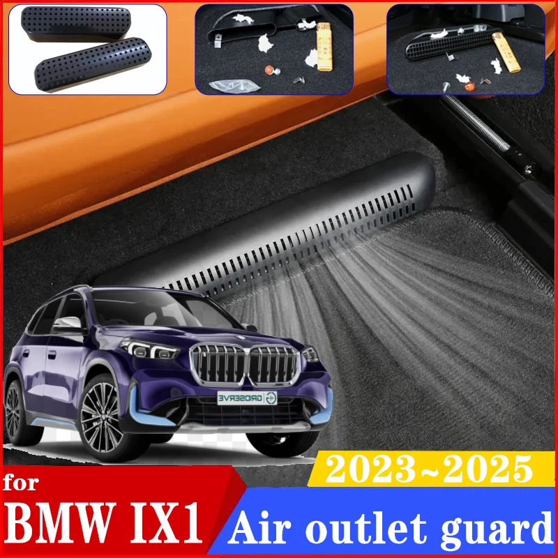 For-BMW-iX1-2023-Accessories-X1-2024-2025-2-PCS-Car-Under-Seat-Air ...
