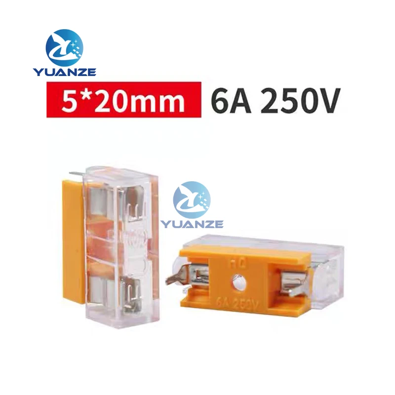 5Sets-5x20mm-Fuse-Holders-5X20-Insurance-Tube-Socket-Fuse-Holder-For-5 ...