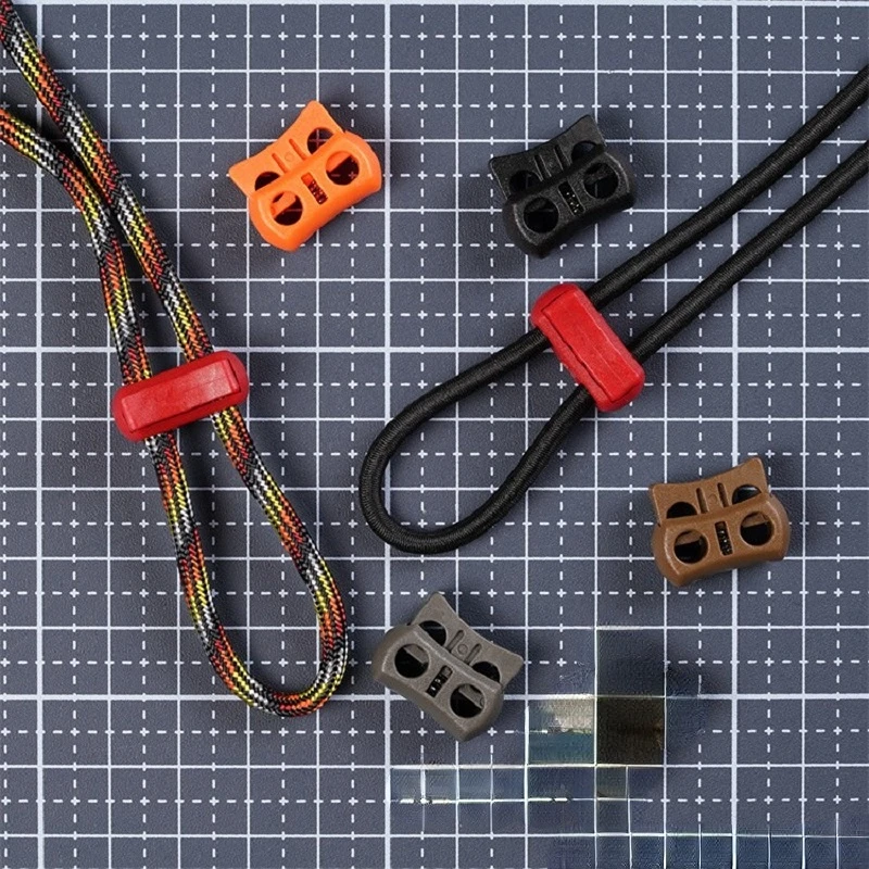 UTX-DURAFLEX-P372-Cord-Lock-Double-hole-Elastic-Rope-Umbrella-EDC-Rope ...