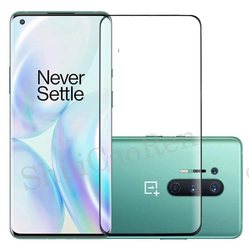 3D Curved Full Glue Tempered Glass For Oneplus 8 8 Pro 9H Full screen ...