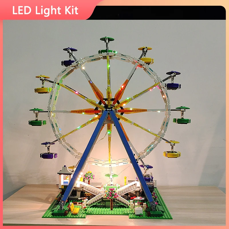 10247 Ferris Wheel LED Light Kit For Compatible 15012 (Only Lighting ...