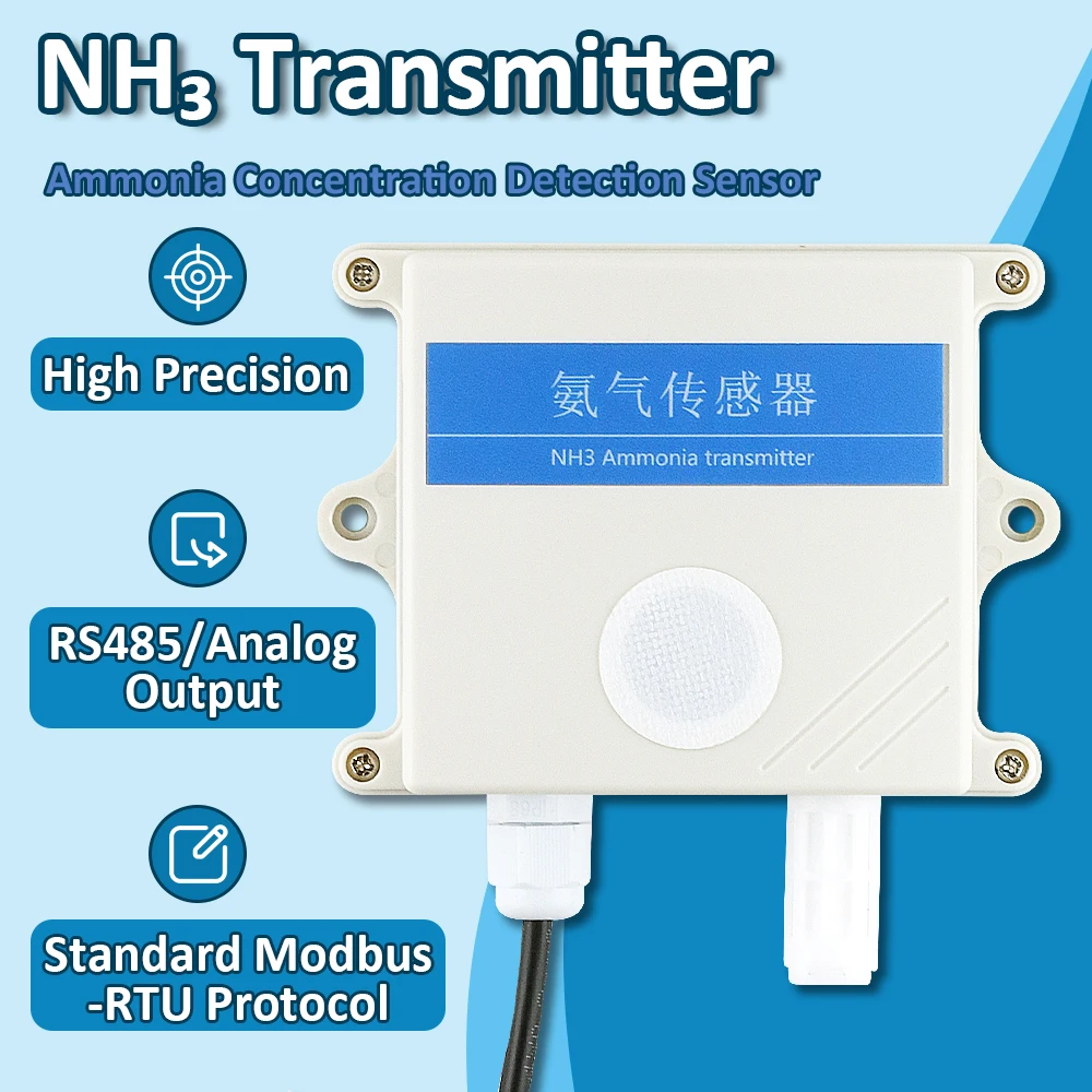 NH3 Concentration Detection Ammonia Gas Sensor 20ppm 100ppm 500ppm ...