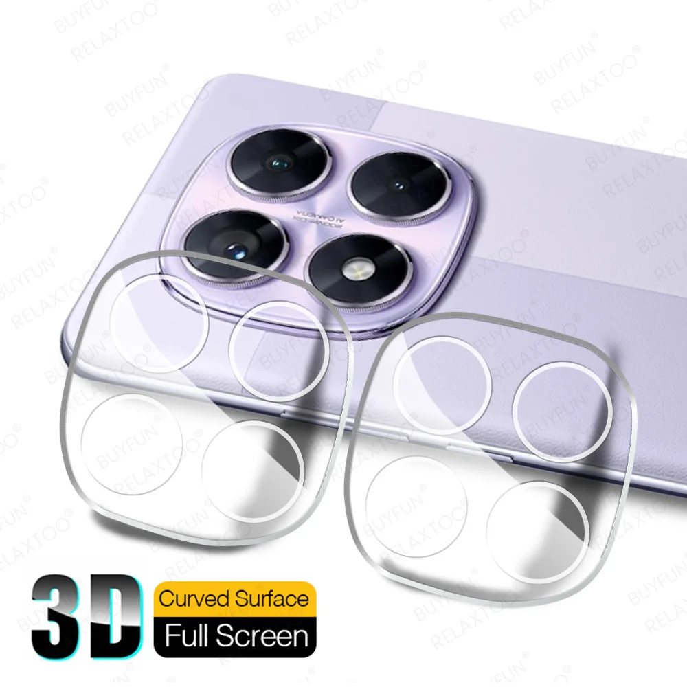 2Pcs 3D HD Camera Glass Protector For Xiaomi Redmi Note 14 15 Pro 5G ...