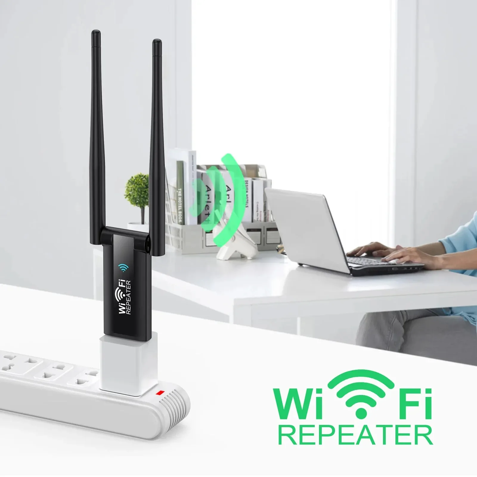 USB Wifi Repeater 300M Wi-Fi Signal Booster 2.4G Wireless Extender 2 ...