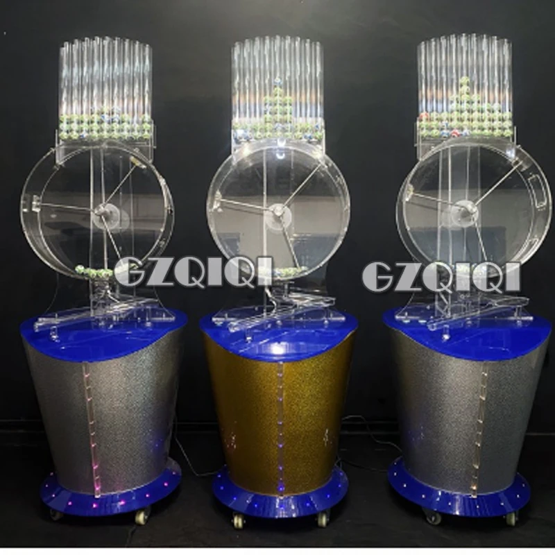 Popular Mechanism lottery drawing machine for 3D 4D 5D 6D lotto games ...