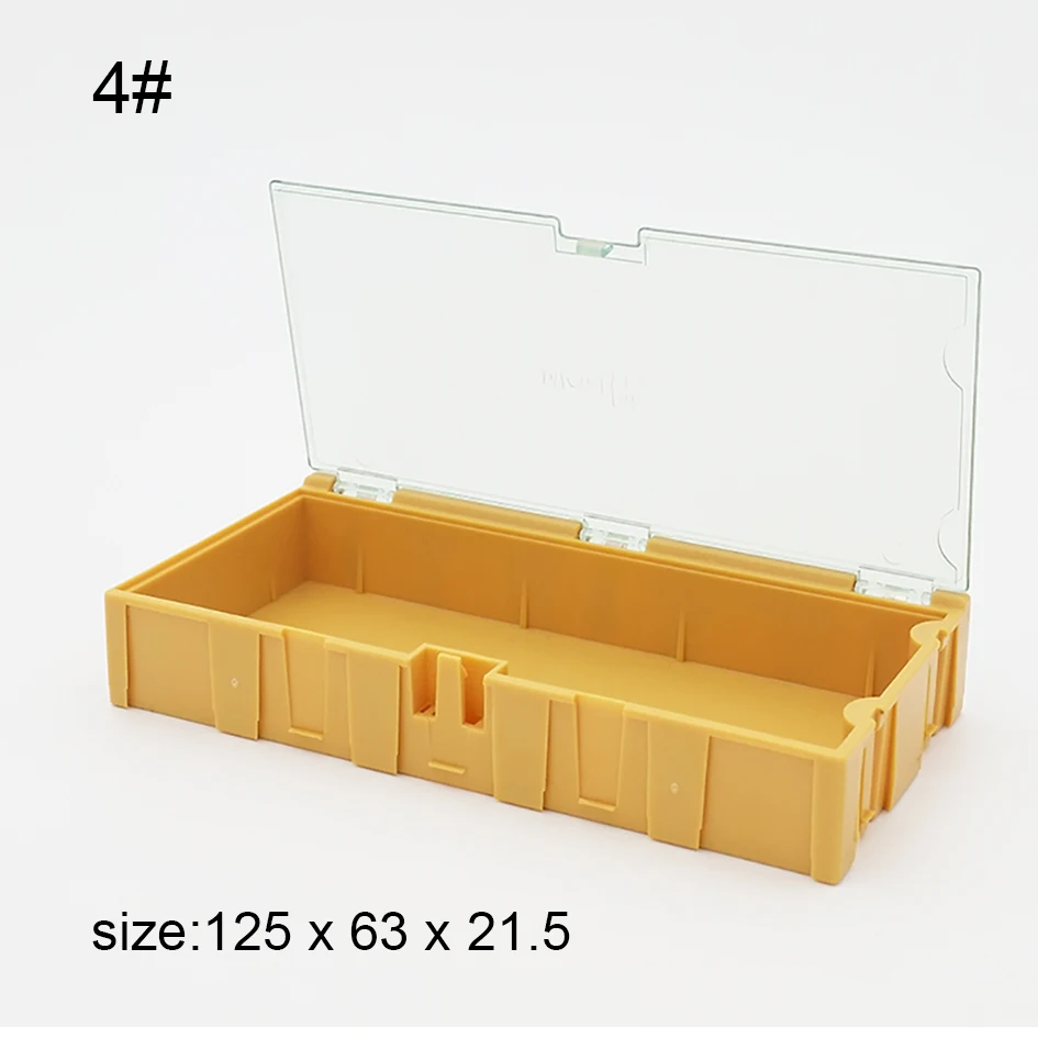 Original-4-Yellow-Component-storage-box-Square-IC-Components-Boxes-SMT ...