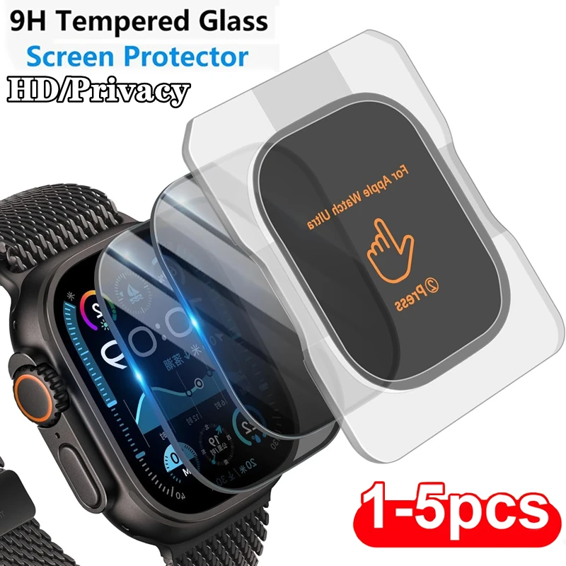 Tempered Glass for Apple Watch Ultra2/3 49mm Anti-Scratch Screen ...